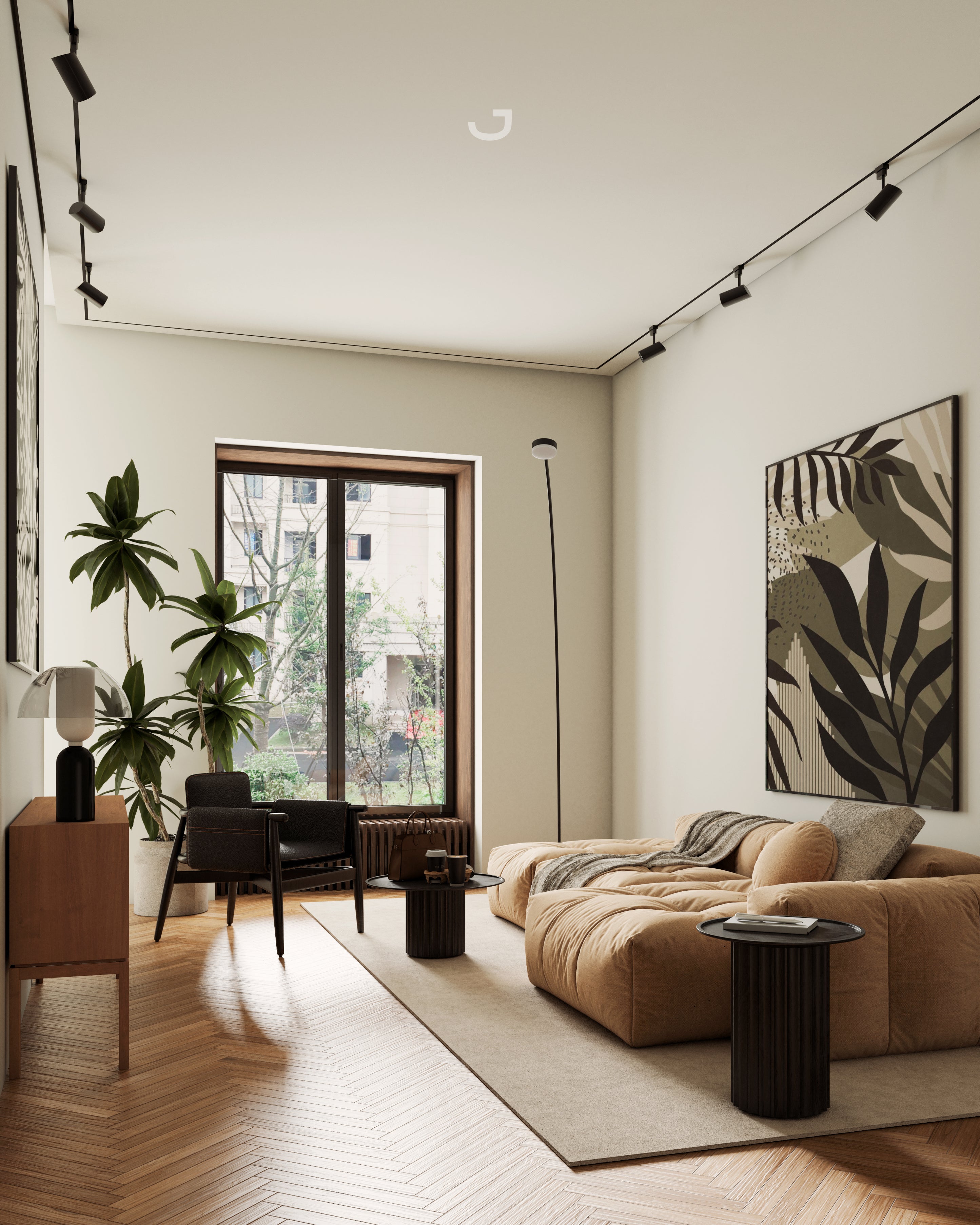 Escena Interior | Sala y consola – Taller de Arquitectura Correa